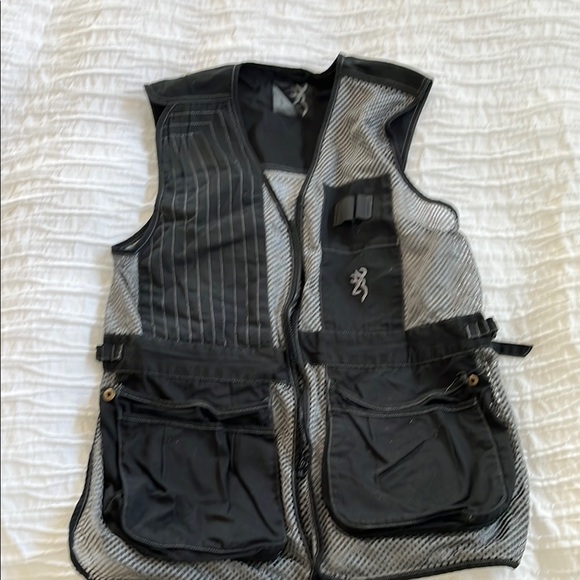 Browning | Jackets & Coats | Browning Black And Gray Shooting Vest With ...